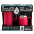 TAL Stainless Steel Mountaineer Coffee Mug 2 Pack, 20 fl oz and 12 fl ...