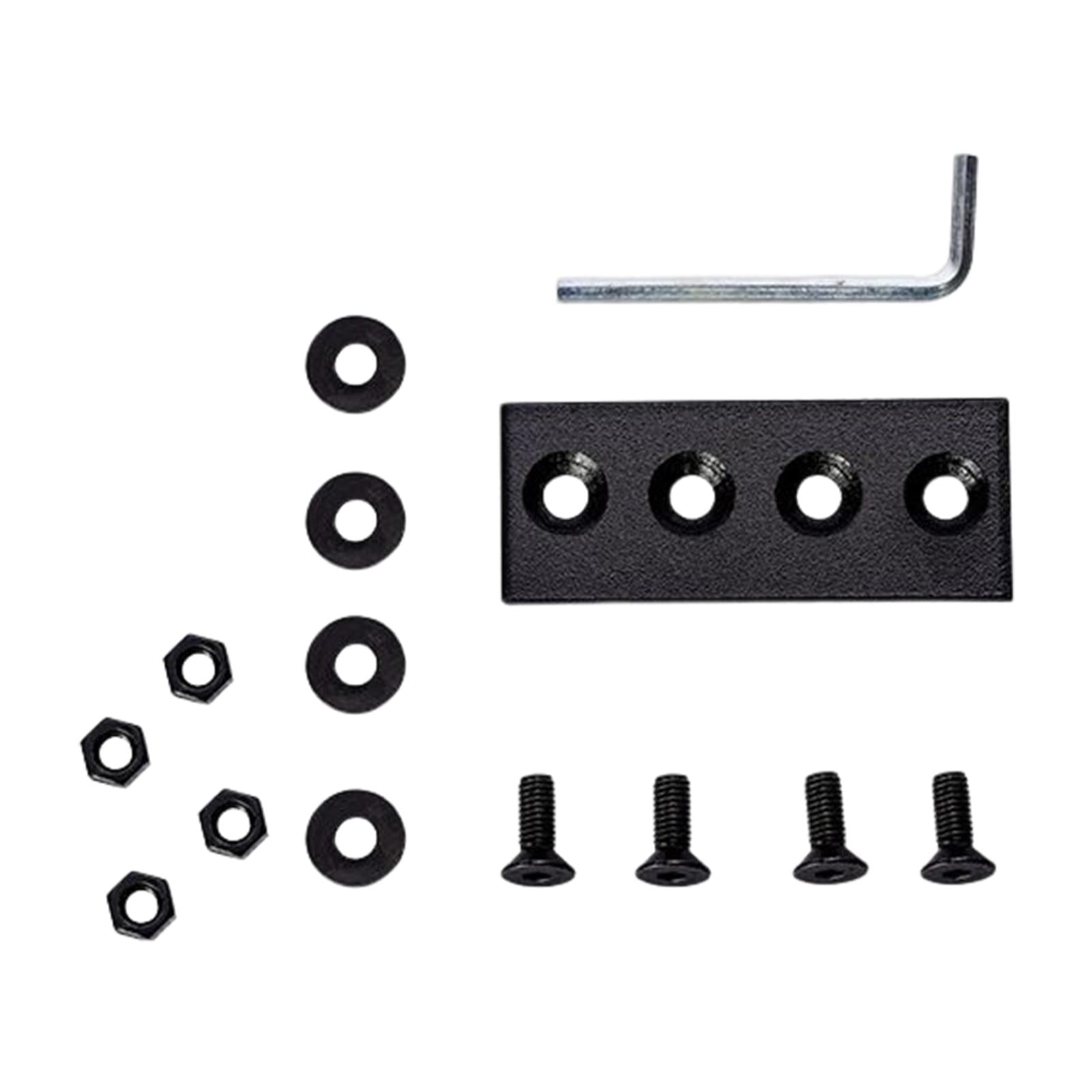 Sliding Barn Door Connector with Wrench Spacer Joining Plate Repairing ...