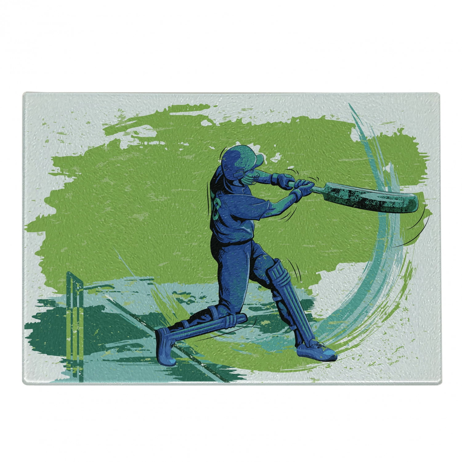 Sports Cutting Board, Cricket Player Pitching Win Game Champion Team ...