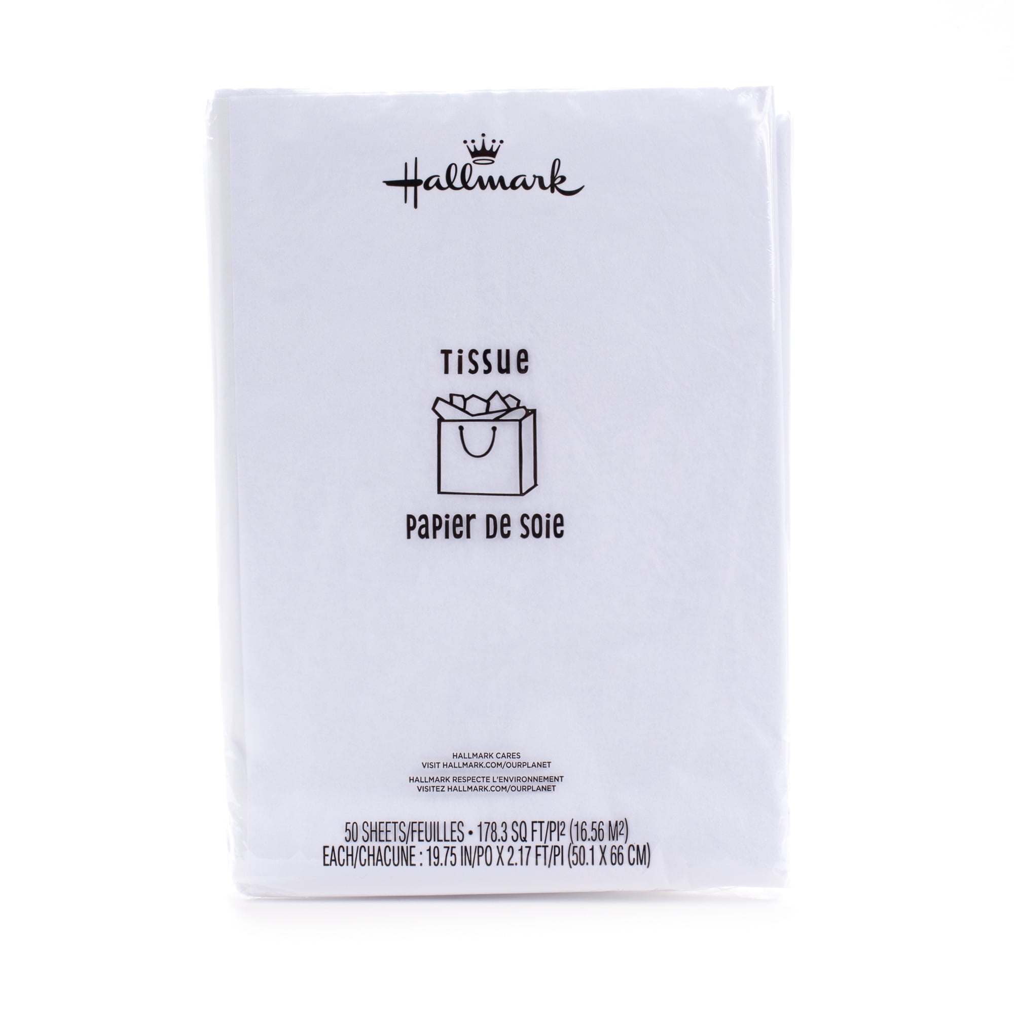 Hallmark Bulk Tissue Paper, 50 sheets (Solid White) – Walmart Inventory ...