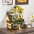 Insoon City Coffee House Building Set with Light, 1173 PCS Cafe Shop ...