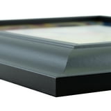 Craig Frames 21834700BK 12 x 15 Inch Satin Black Picture Frame Matted ...