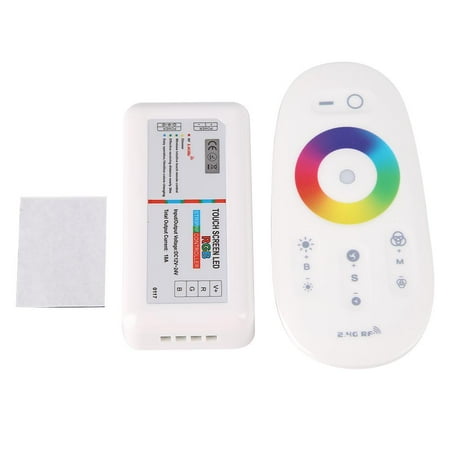 Famelof 2.4G Touch Screen LED RGB Strip Controller Wireless RF Remote ...