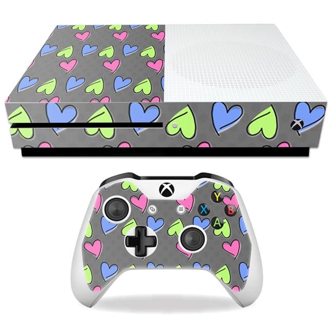 Mightyskins MIXBONES-Girly Skin Decal Wrap for Microsoft Xbox One S ...