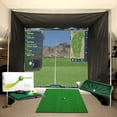 Cimarronsports 5x10x10 Tour Simulator Golf Net Frame Kit, 5x5 TeeLine ...