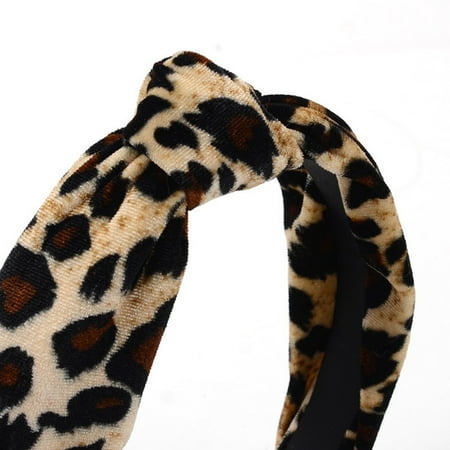 Braveheart Women Flannelette Sports Headbands Yoga Headwraps Leopard ...