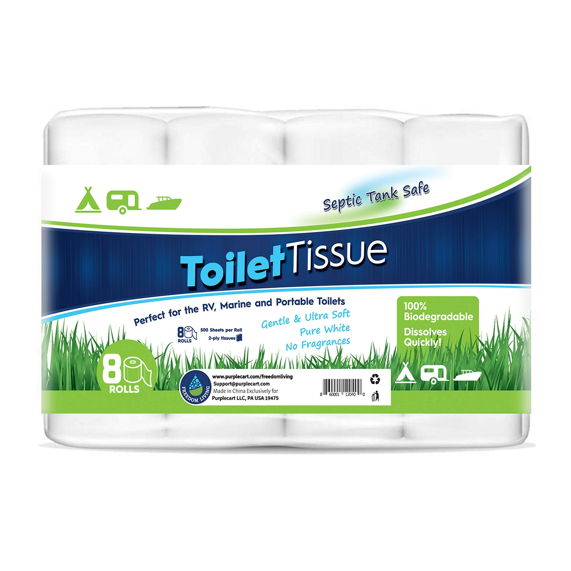 Click here for Freedom Living Rv Toilet Paper (2-Ply  8 Rolls  50... prices