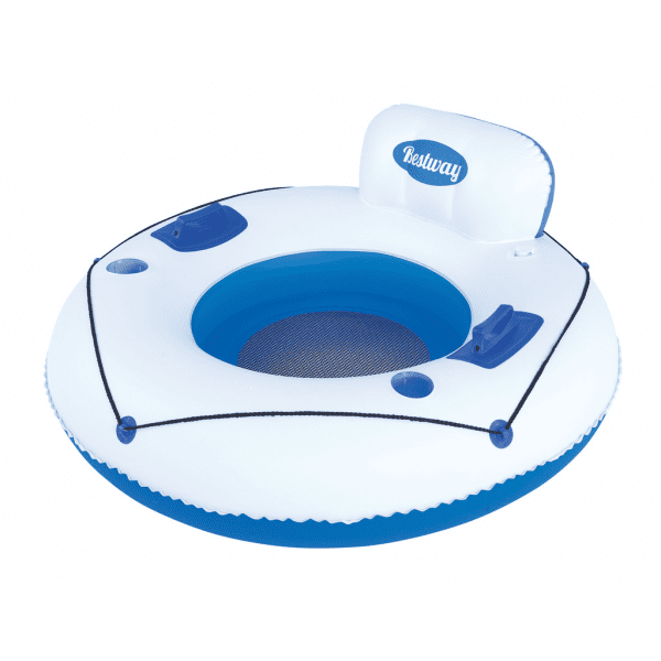 Bestway Vinyl Coolerz Luxury Tube Pool Float, White - Walmart.com