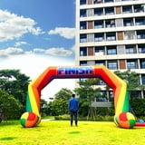 Sewinfla Outdoor inflatable race archway 20ft with 2 Interchangeable ...