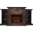 Cambridge Sanoma 72'' Electric Fireplace with Charred Log Insert | For ...