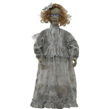 Outdoor Decor - Swinging Decrepit Doll Animated Halloween Decoration ...