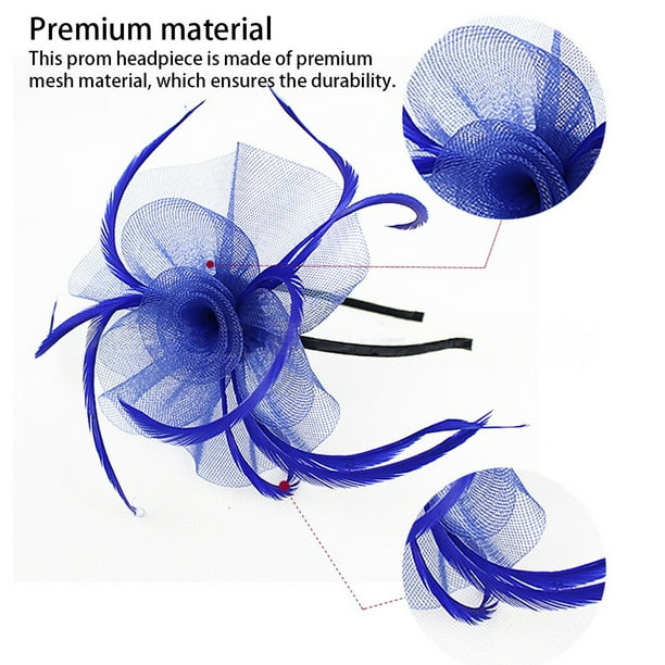 Mesh Fasinator Women Headdress Long-lasting Multicolored Prom Bridal ...