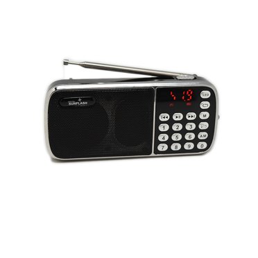 Supersonic SC-1097BT-RED 3 Band Radio With And Flashlight (Red ...