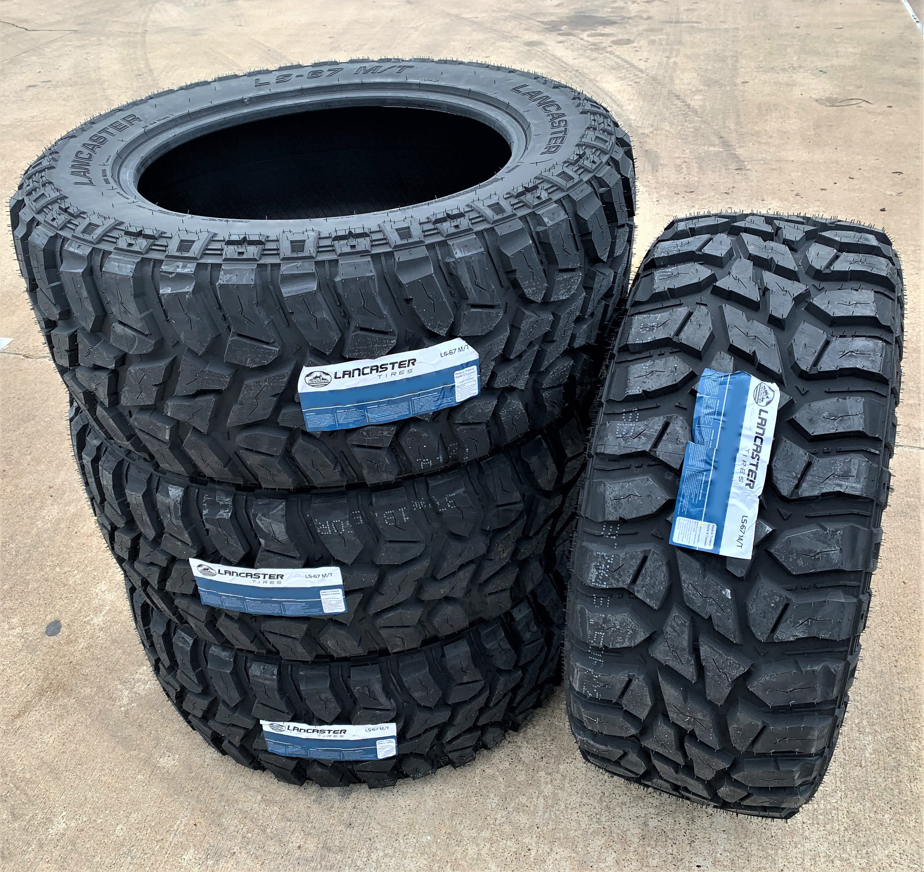 Set of 4 (FOUR) Lancaster LS-67 M/T LT 33X12.50R22 Load F (12 Ply) MT ...