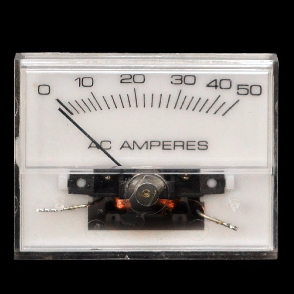 Boat Meter Gauge | White 0-50 AC Amp Marine - Walmart.com