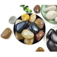 5LB Mixed Color River Rocks - 2-3 inch High Polished Decorative Pebbles ...