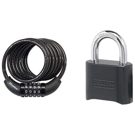 Master Lock 8114D Set Your Own Combination Bike Lock, 6 Feet Long ...