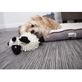 goDog Fuzzy Wuzzy Lamb Squeaky Plush Dog Toy, Chew Guard Technology ...