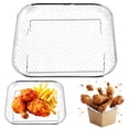Stackable Fryer Rack,Stainless Steel Mesh Cooking Rack,Multi-purpose ...