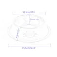 2Pcs Stainless Steel Cats Bowls Shallow Cats for Extra Replacement ...