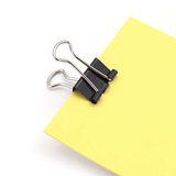 U Brands Binder Clips, Micro 1/2" Capacity, Black and Silver Steel, 100 ...