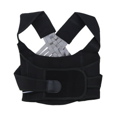 Unisex Fully Adjustable Posture Correction Shoulder Back Support Brace ...