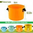 10-Gallon Fabric Grow Bags (7 Pack of Mix Colors) with Handles for ...