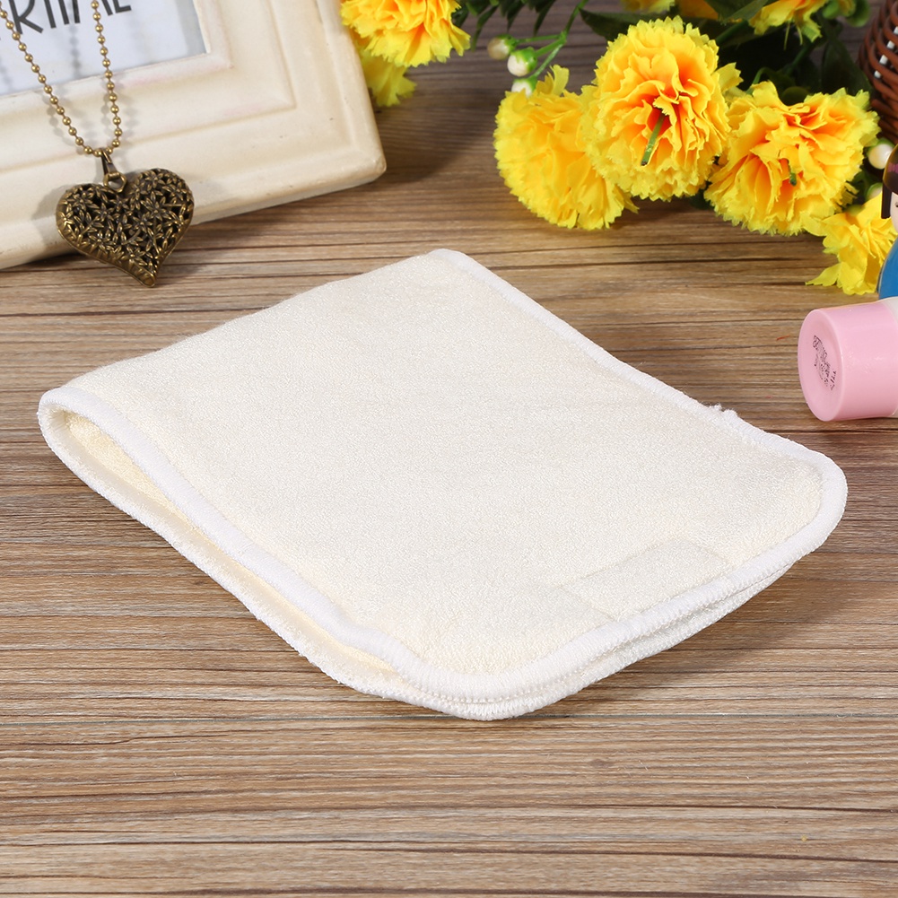 Qiilu 1PC 5Layers Bamboo Fiber Reusable Cloth Diaper Pad Adult ...