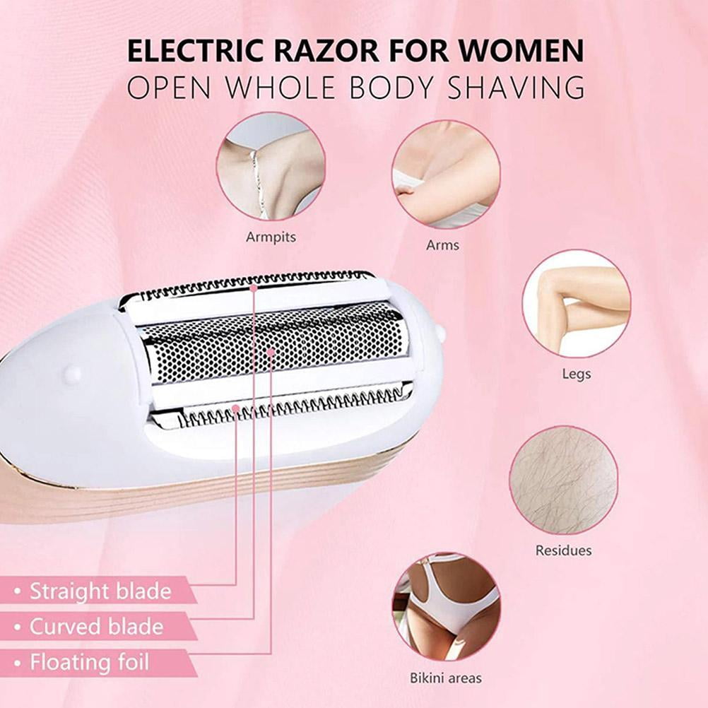 Electric Shaver for Women Cordless Electric Cordless Electric Razor ...