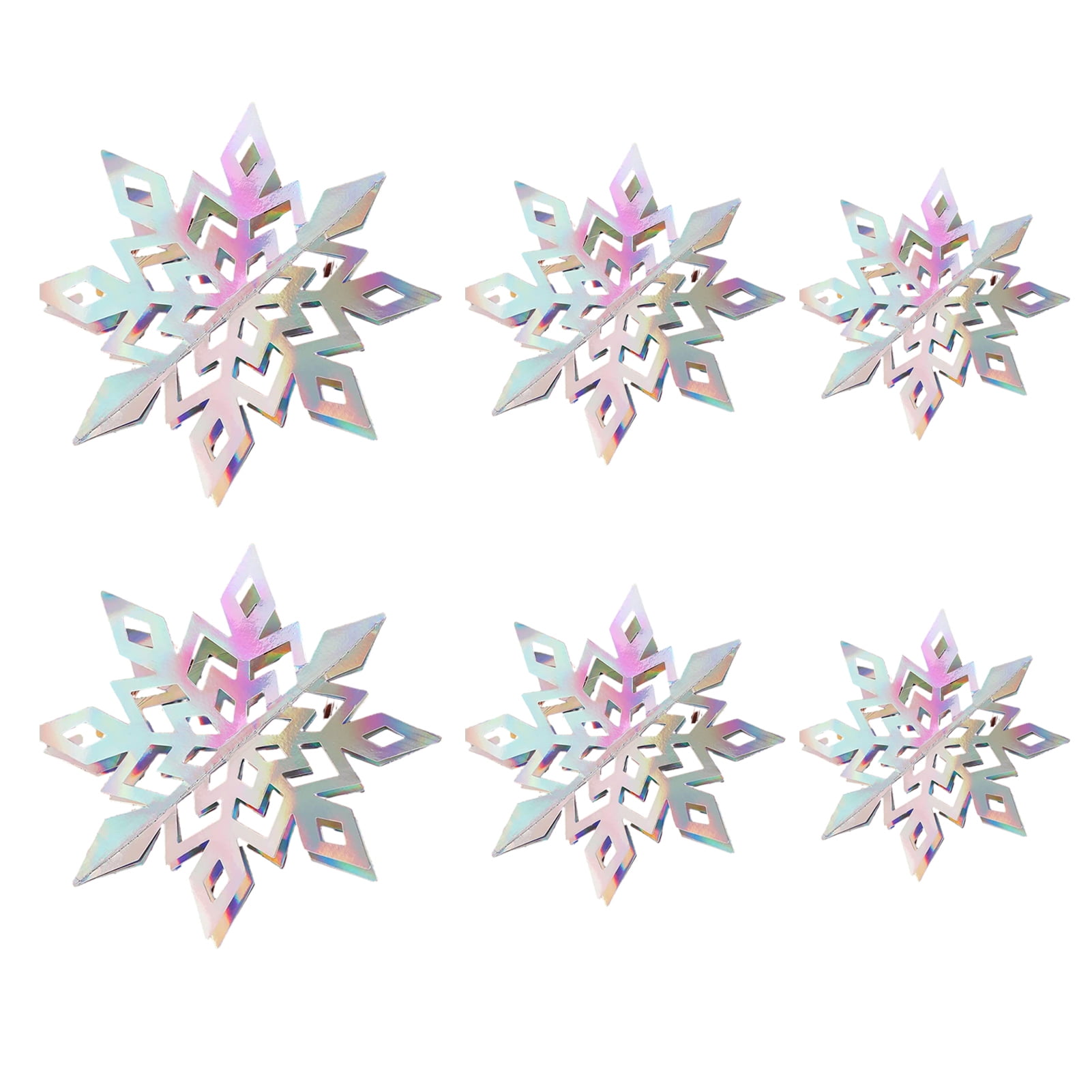 Snowflake Pendant Set - Reflective Design - Exquisite Creative Freeze ...