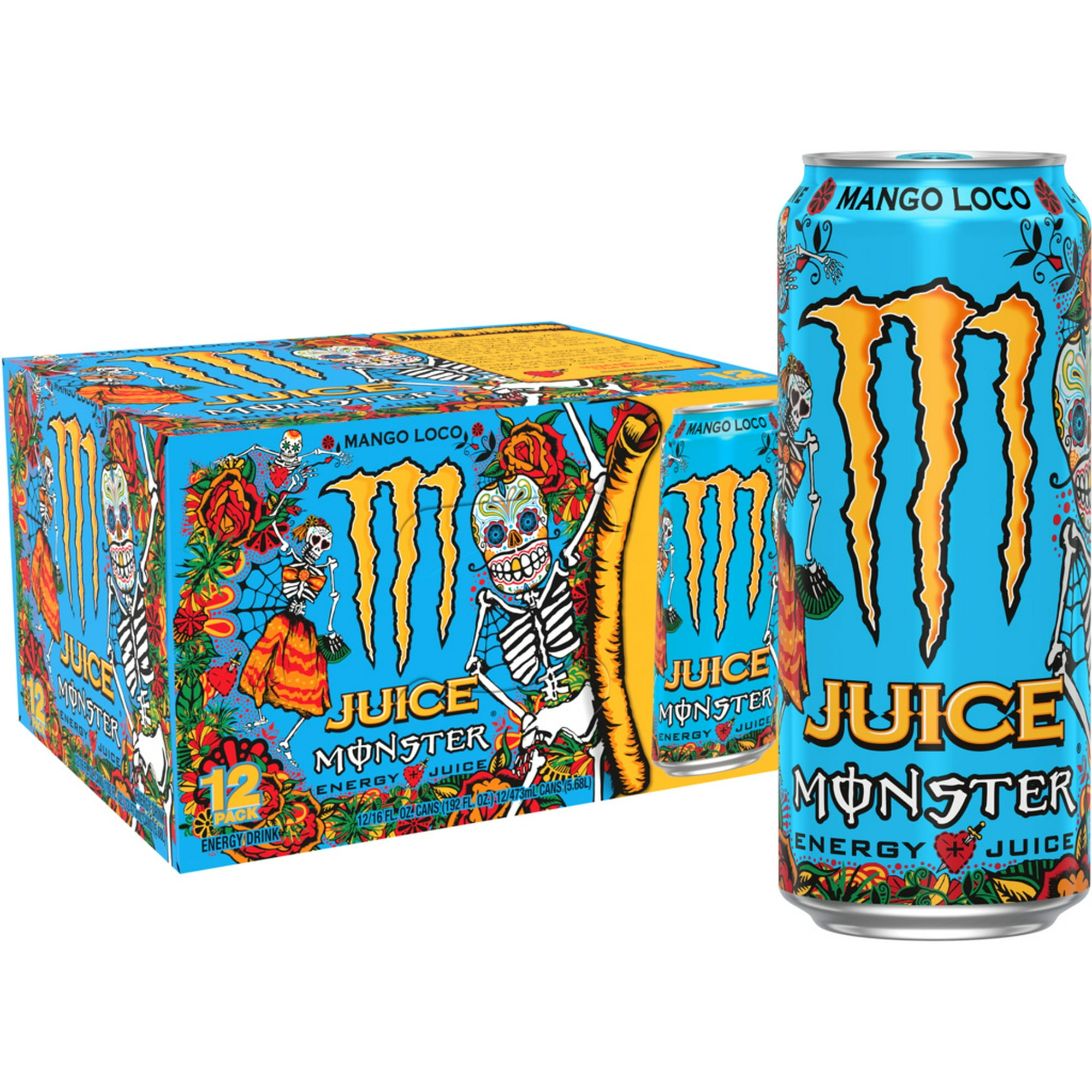 Monster Energy Juice -Mango Loco Of 12), 49% OFF