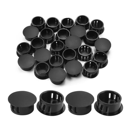 SHIJI65 Plastic Black Locking Hole Plugs Panel Hole Diameter 20mm/0.79 ...