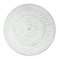 Better Homes & Gardens White Round Rattan Chargers Set of 4 - Walmart.com