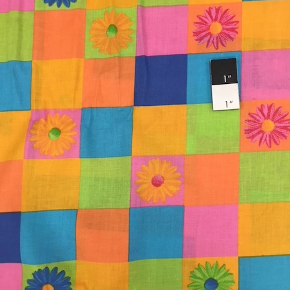 Springs Creative Crazy Daisy Border Print Cotton Fabric By The Yard ...