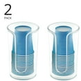 mDesign Small Plastic Disposable Paper Rinsing Cup Dispenser - 2 Pack ...