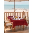 Japanese Style Rectangle Outdoor Tablecloth with Umbrella Hole Cherry ...