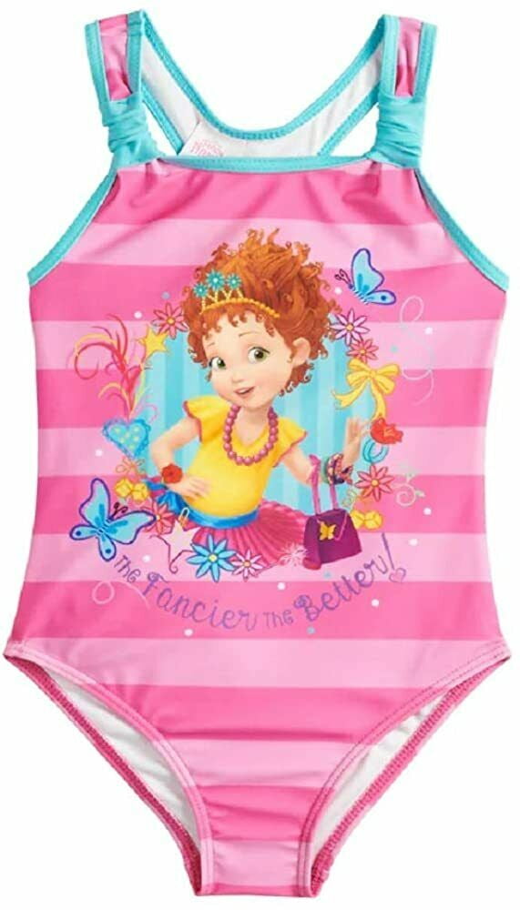 Disney Fancy Nancy One PC Swimsuit Girl Size 4 - Walmart.com