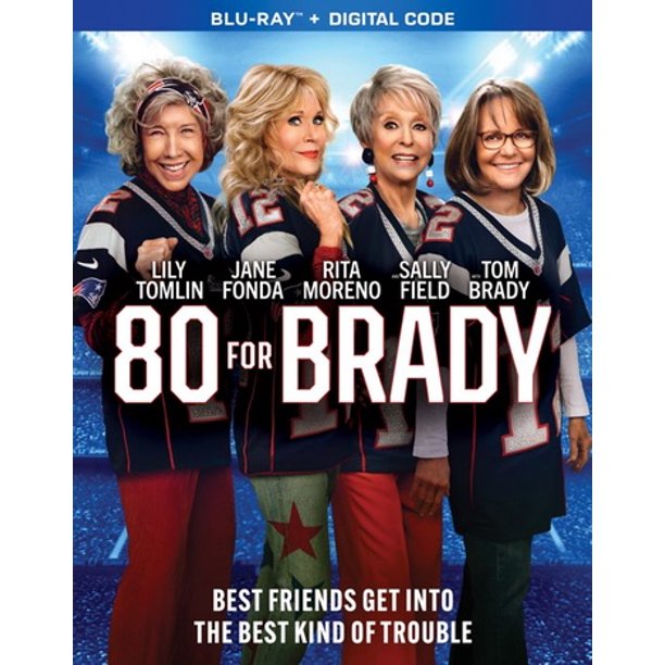 80 for Brady (Blu-ray + Digital Copy) - Walmart.com