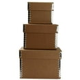 JAM Nesting Boxes, Brown Kraft, 3/Pack, Small, Medium & Large - Walmart.com