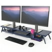 Fenge Dual Monitor Stand Riser for 2 Monitors, 42.5 Inch Desk Shelf ...