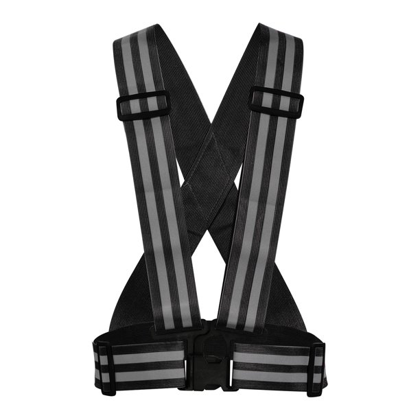 Uxcell Reflective Vest Adjustable High Visibility Safety Vest 2" Strip ...