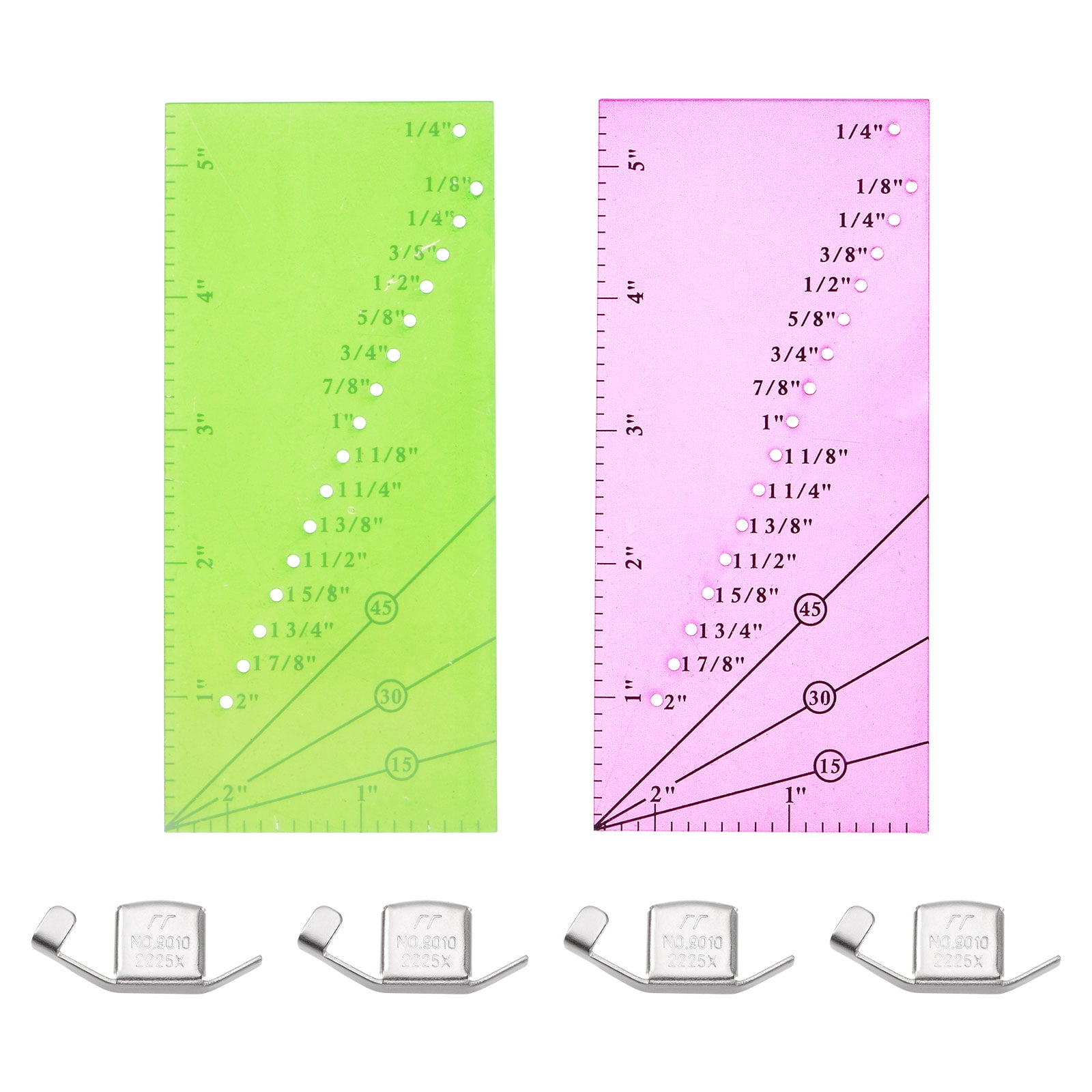 Uxcell 6pcs Magnetic Seam Guides and Seam Guide Ruler for Most Sewing ...