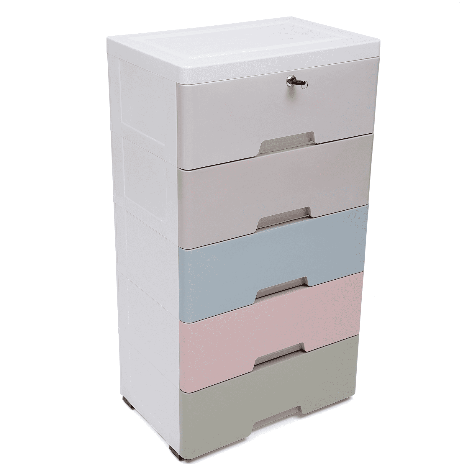Buy Loyalheartdy 5 Plastic Drawers Chest Dresser Storage Cabinet