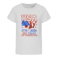 Lullu Boys 4Th of July T-Shirt America's 250Th Anniversary Short Sleeve ...