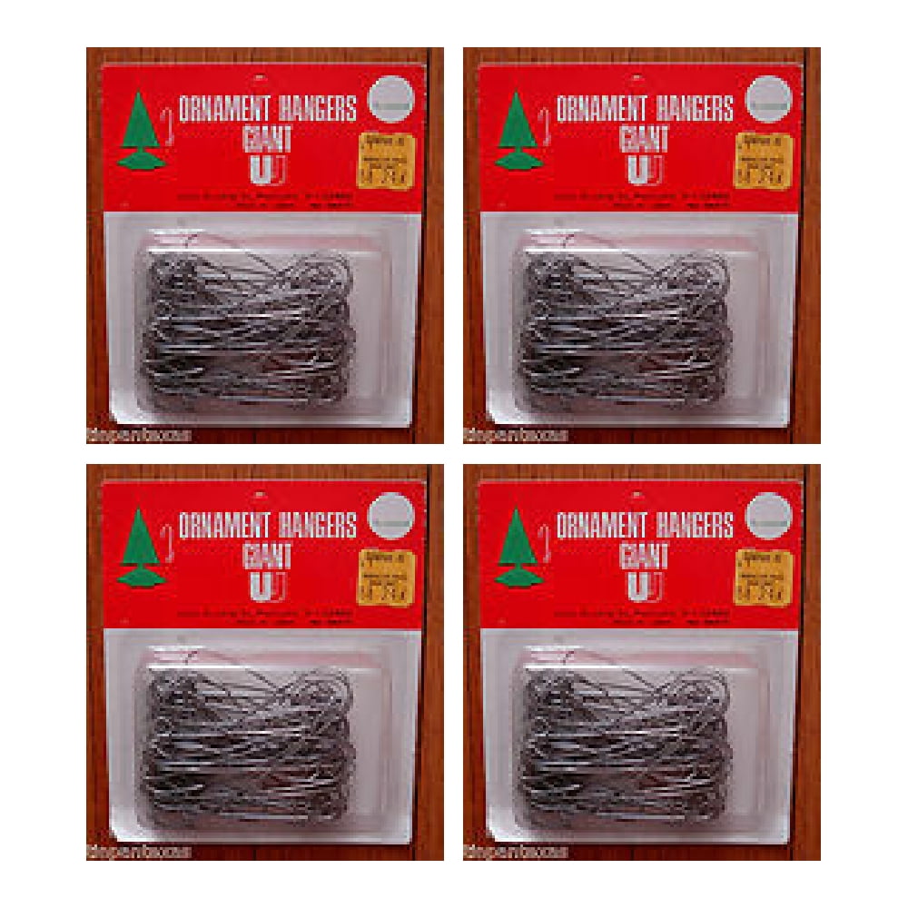 Ornament Hangers Hook 2.5 in Metal Xmas Christmas Tree Silver 50 Count ...