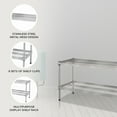 Open Box Design Ideas 2 Tier Full-Size Metal Storage Shelving Unit Rack ...