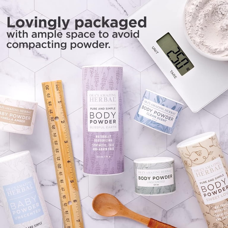 Sensitive Skin Simple Talcum Powder Ora's Amazing Herbal Talc Free Baby ...