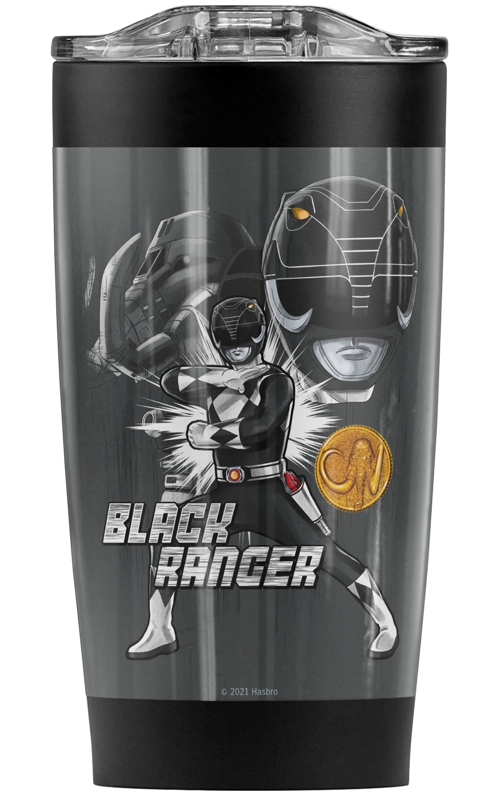 Power Rangers/Black Ranger Stainless Steel Tumbler 20 oz Coffee Travel ...