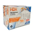 HDX 13 Gallon Tall Trash Bags, Double-Thick Drawstring, Tear-Resistant ...
