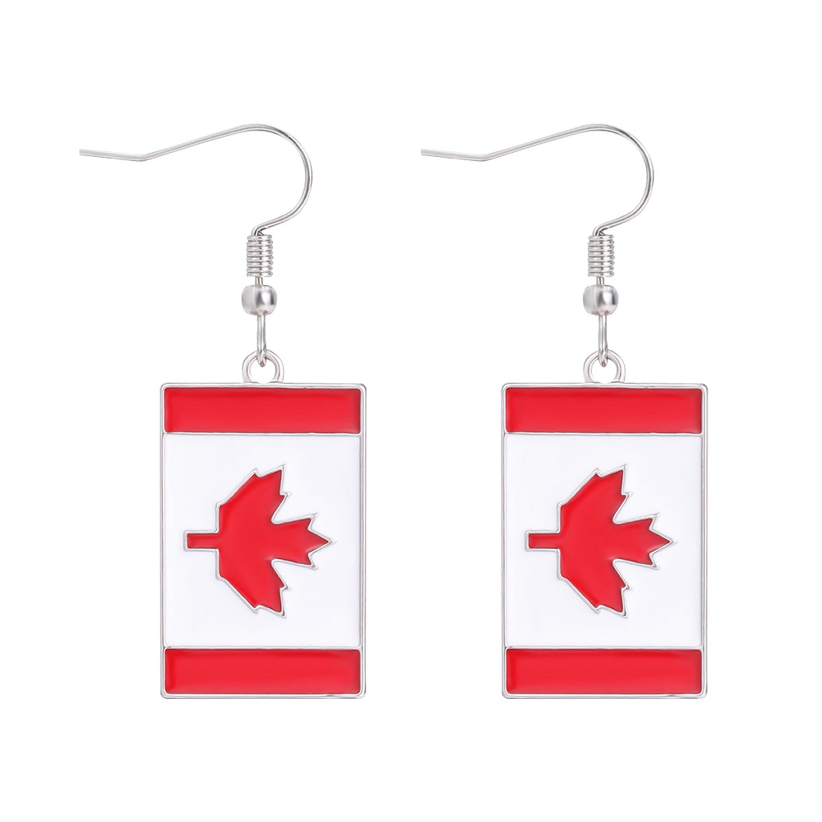 Click here for Chenjiaaa Canadian Flag Earrings Around The Nation... prices